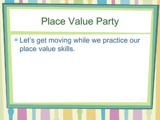 Place Value | PPT