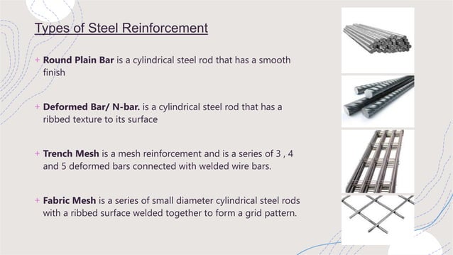 Place and Fix Reinforcement Materials Intro (2023 Edit).pptx | Science
