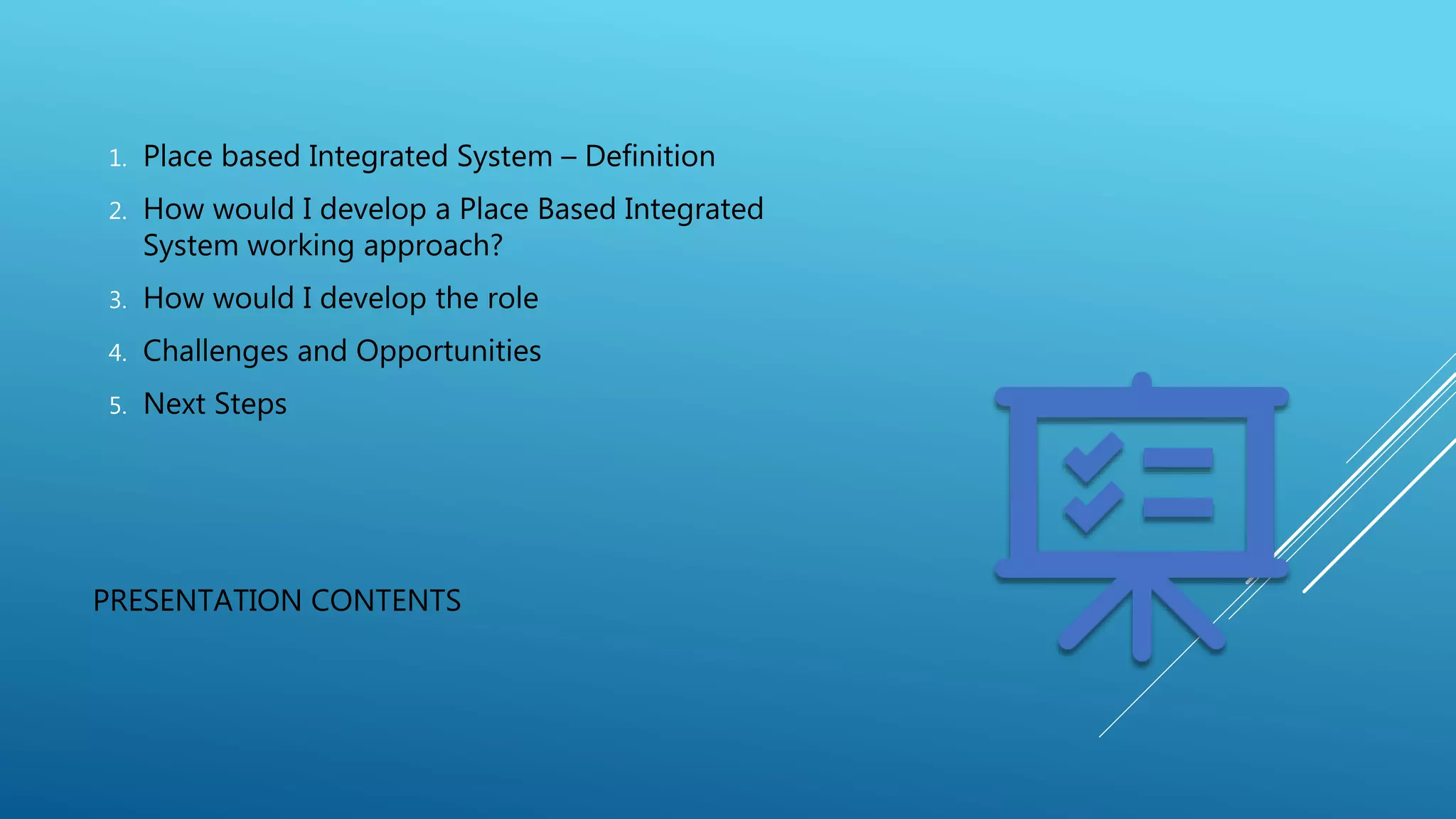 Place based integrated approach to community care | PPTX