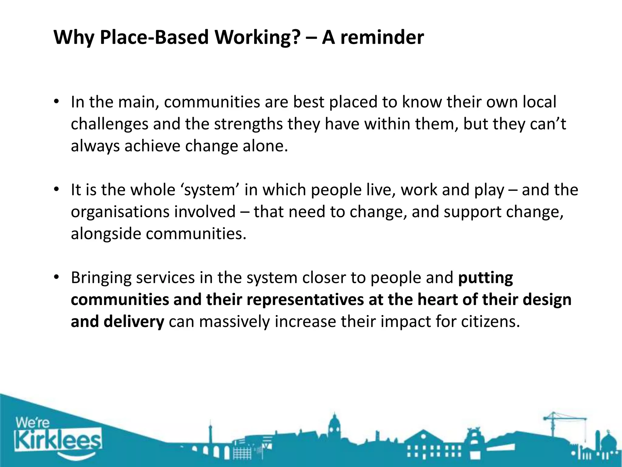 Place-Based Working, August 2019 | PPTX