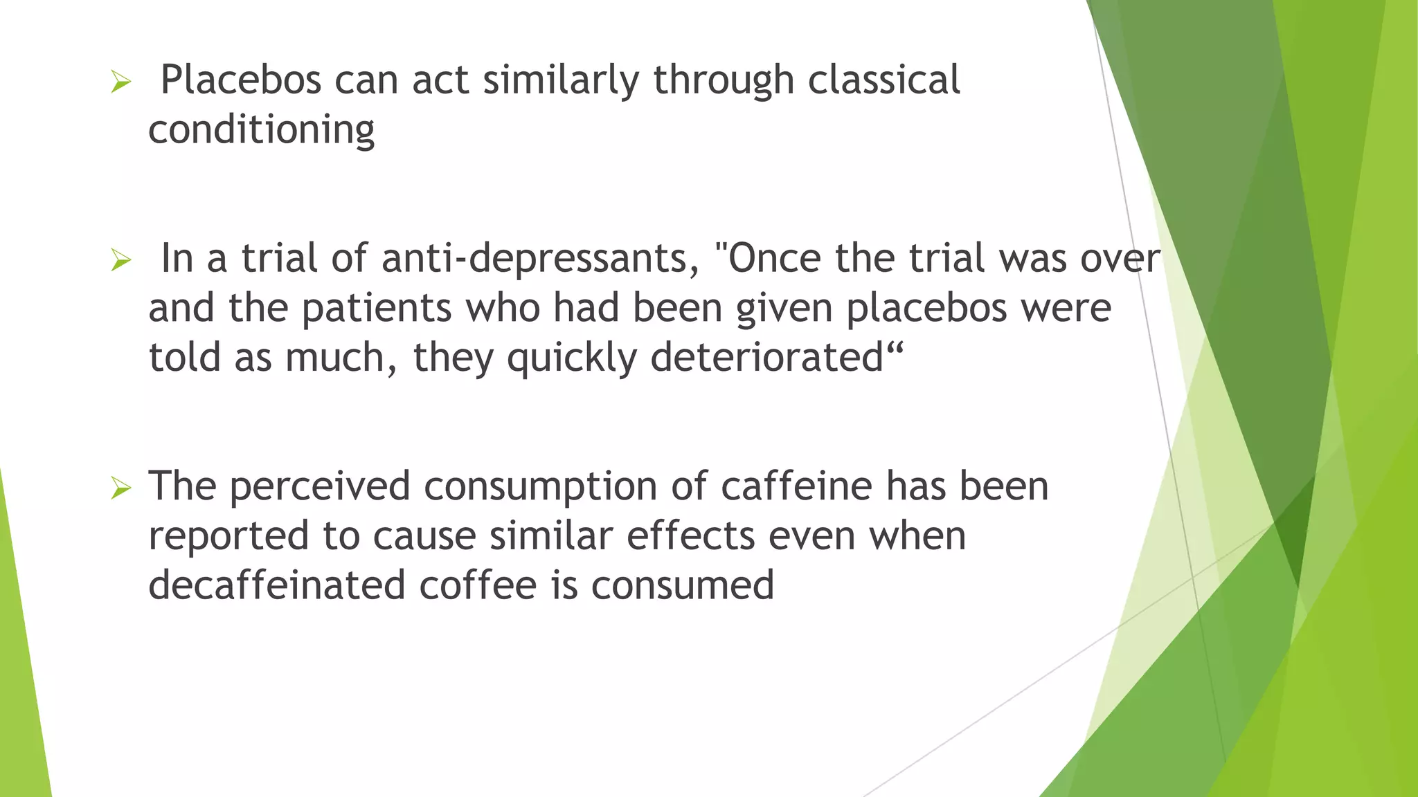 Placebo full topic | PPTX