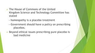 Placebo full topic | PPTX
