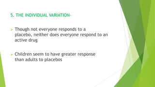 Placebo full topic | PPTX