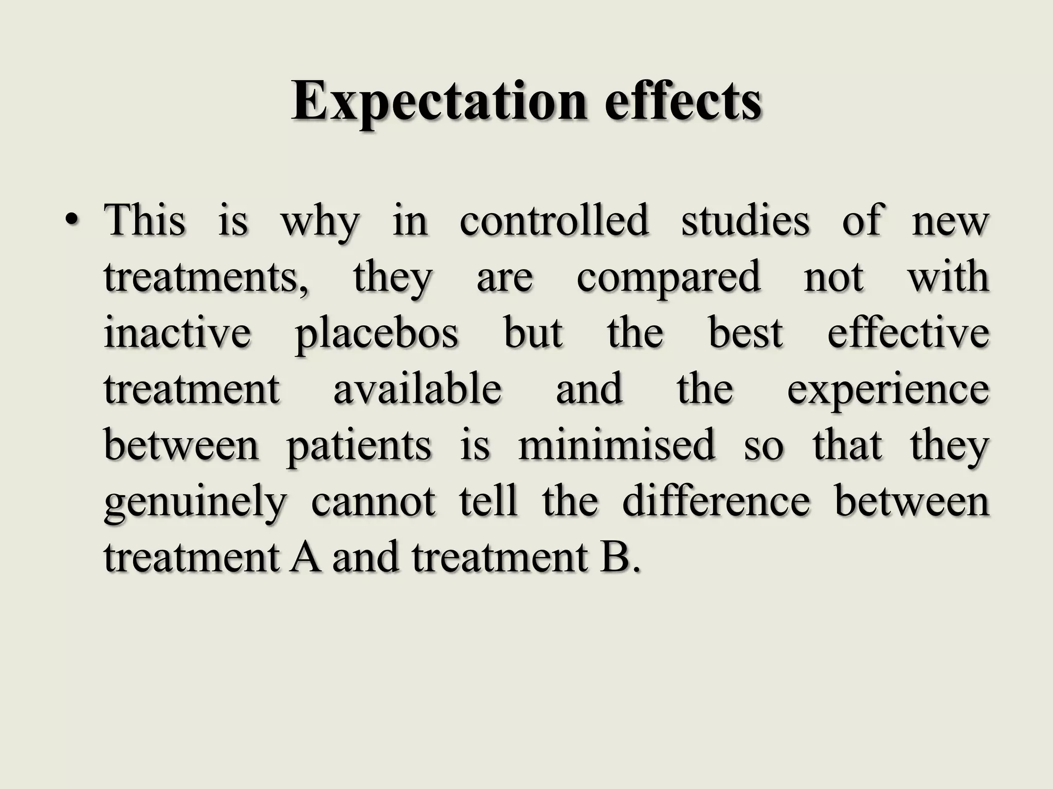 Placebo Effect. | PPTX