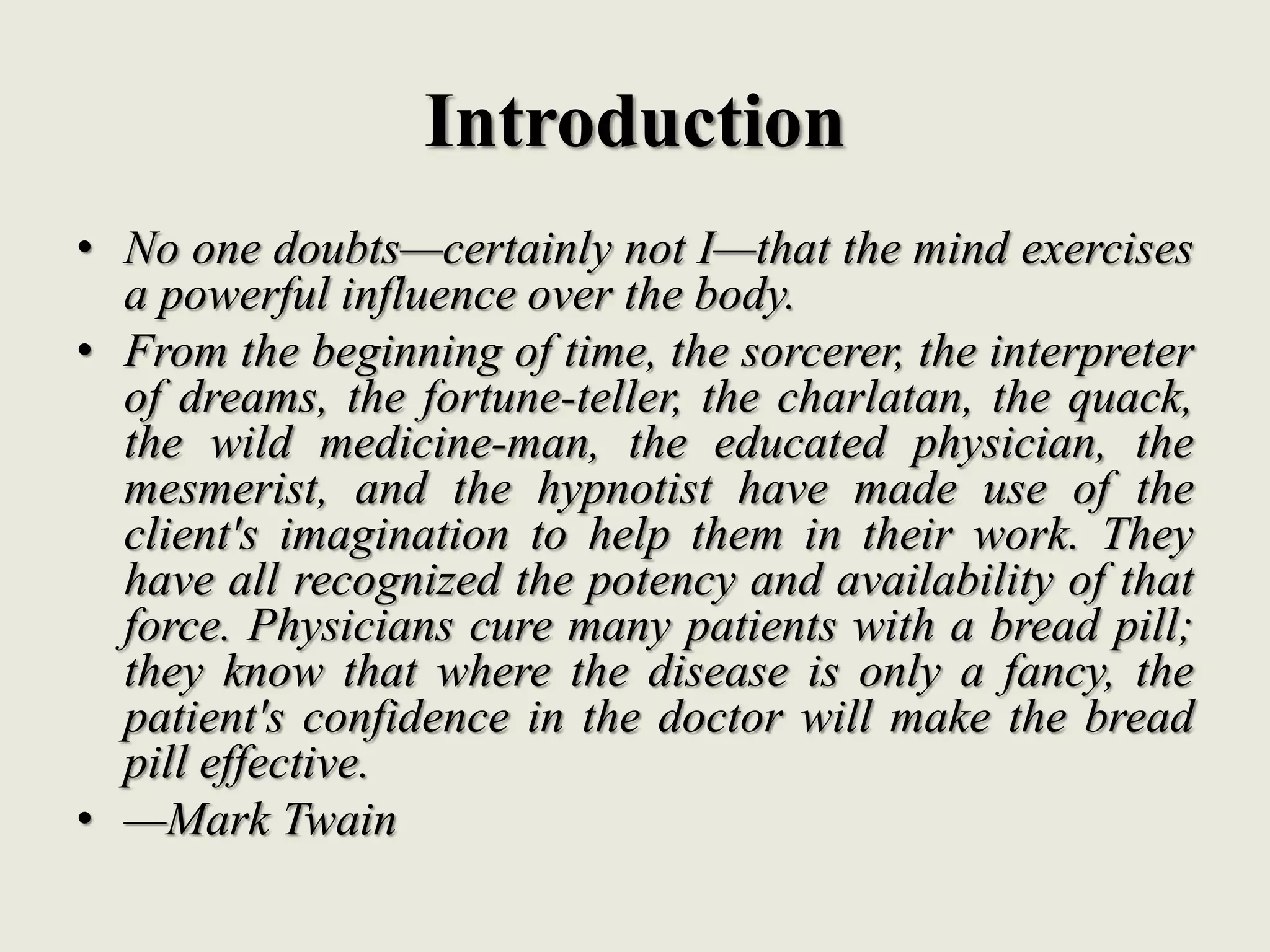 Placebo Effect. | PPTX