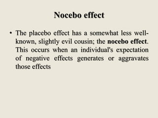 Placebo Effect Example Movie Clip