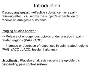 Placebo effect presentation | PPT