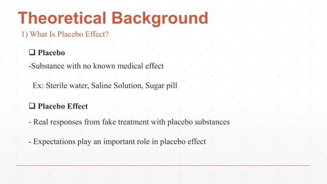 Placebo effects of marketing actions | PPT