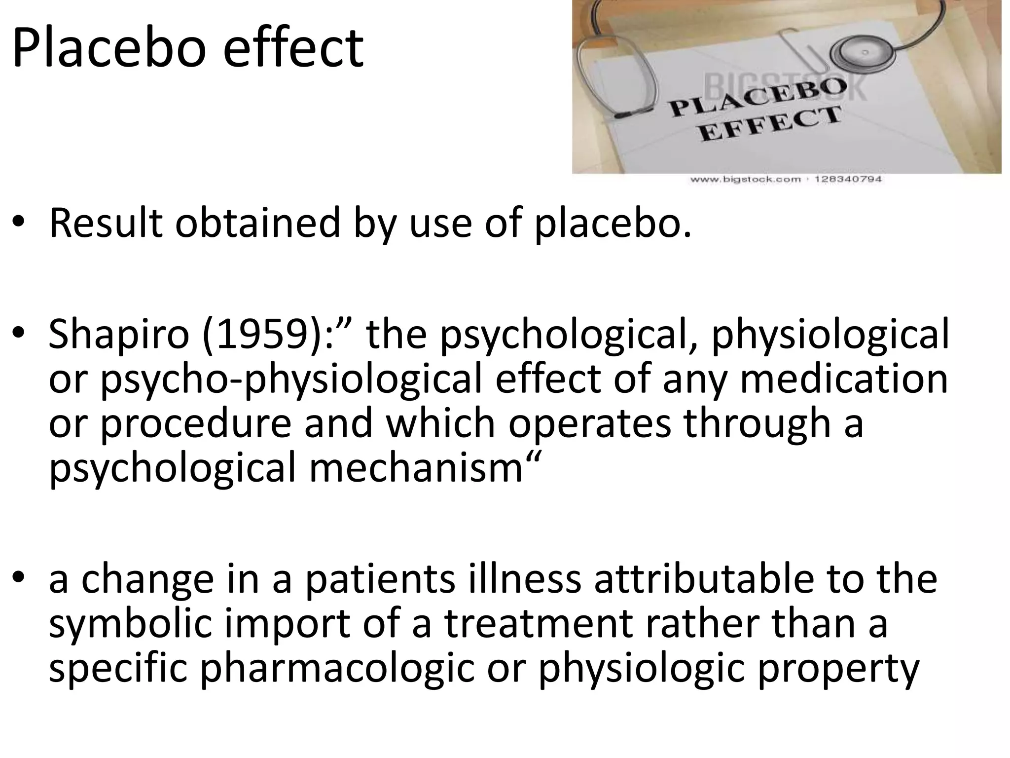 Placebo | PPTX