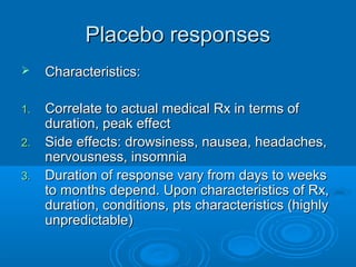 Placebo & pain | PPT