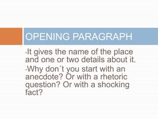 Place description | PPTX