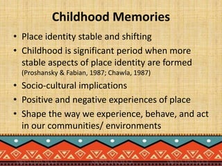 Place identity- Carie- guest presentation | PPTX