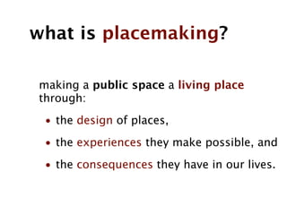 Placemaking | KEY