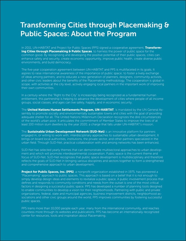 Placemaking and-the-future-of-cities | PDF | Government Support and Welfare | Financial Assistance