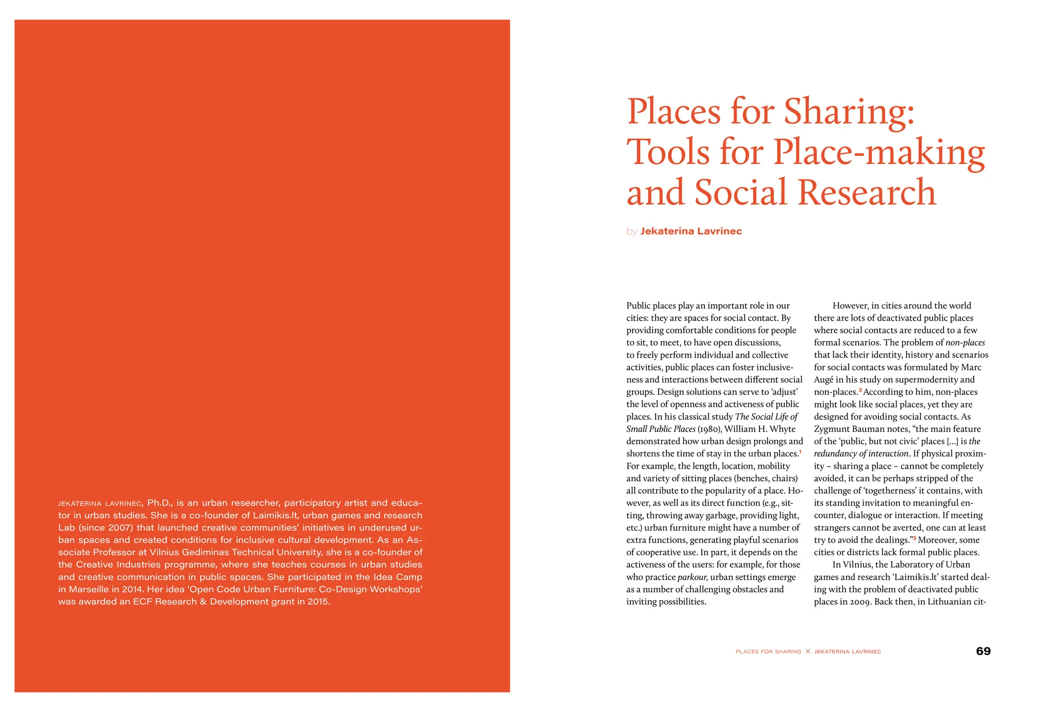 Tools for Placemaking and Social Research | PDF