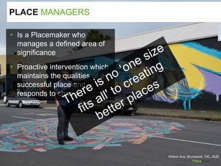 Placemaking 101: Section 1 of Introduction to Placemaking | PPTX