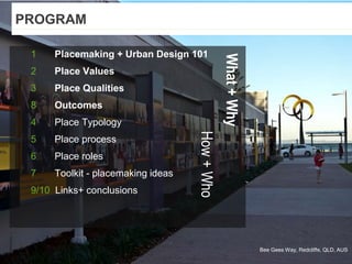 Placemaking 101: Section 1 of Introduction to Placemaking | PPTX