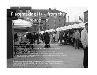 Placemaking The Tolerant City | PDF