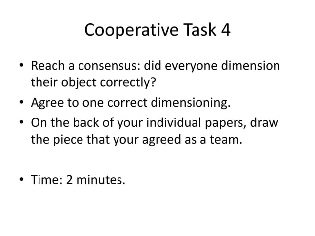 Placemat consensus: dimensioning | PPT