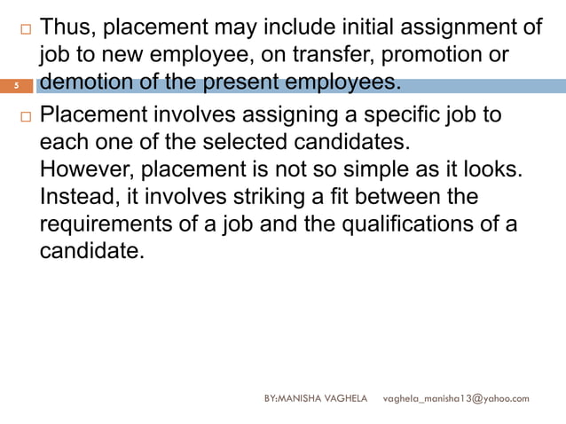 Placement | PPSX | Resume Writing and Advice | Job Search