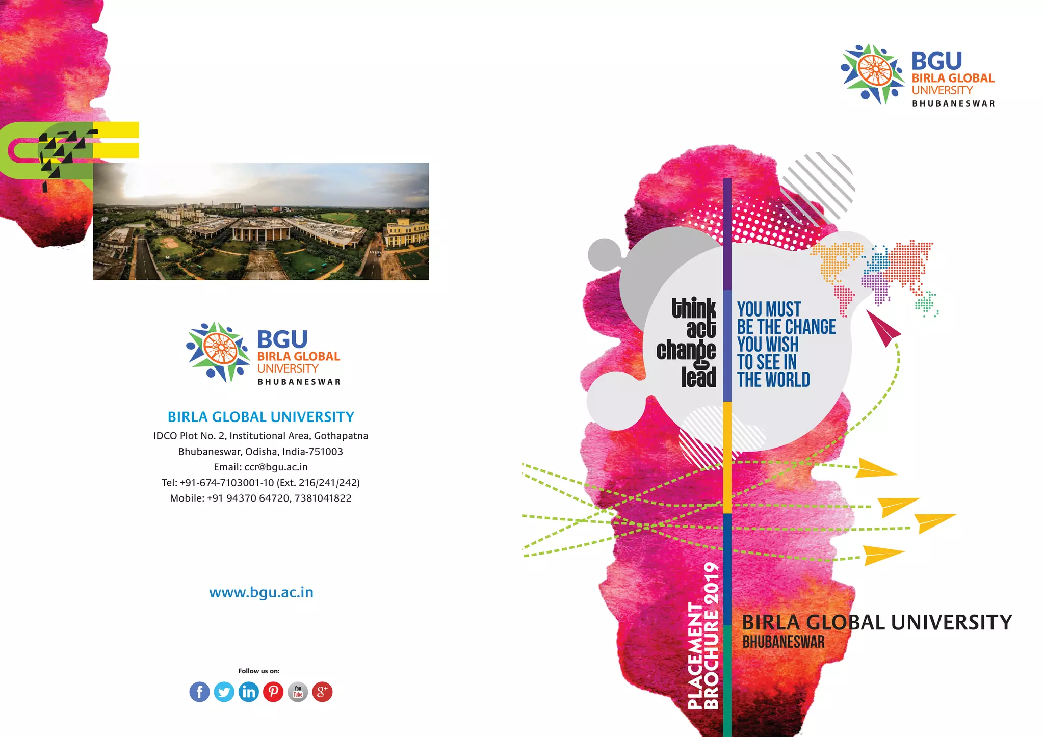 Birla Global University MBA Placement brochure-2019 | PDF | Business Administration | Business