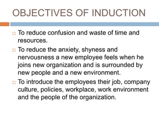 Placement and induction in HRM | PPTX