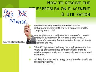 Placement and Utilization | PPTX