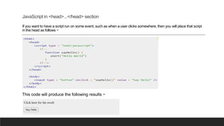 Placement and variable 03 (js) | PPT