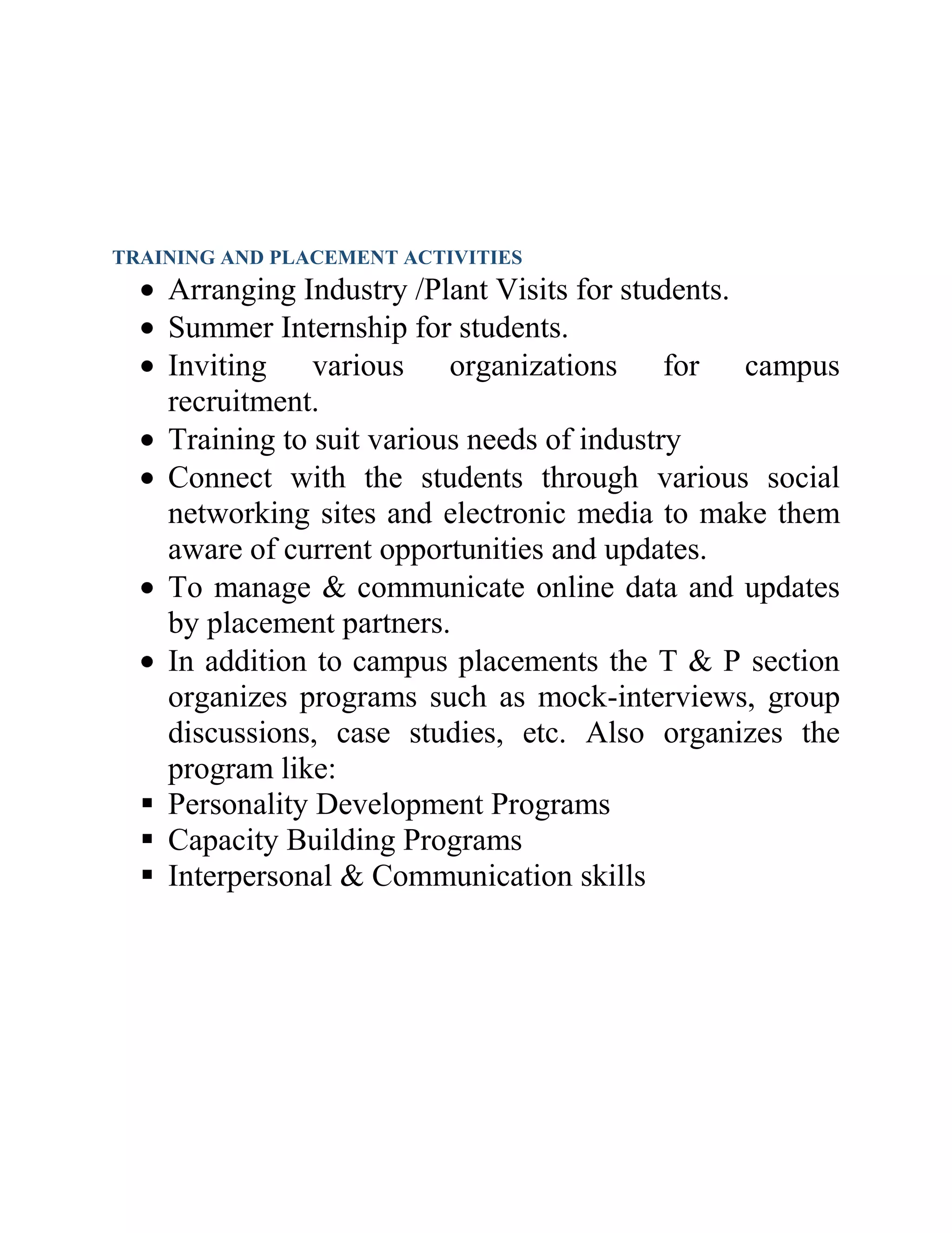 Placement brochure 2013 | DOCX