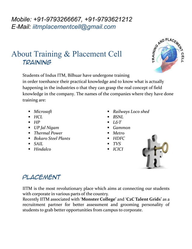 Placement brochure 2013 | DOCX