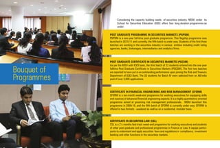 PGPSM Placement brochure 2014-15, NISM | PPT