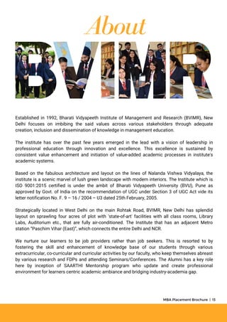 BVIMR Placement brochure 2020 -21 | PDF