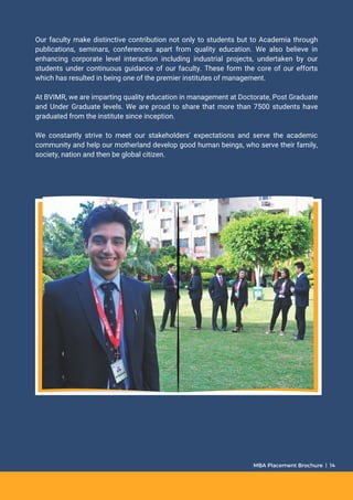 BVIMR Placement brochure 2020 -21 | PDF