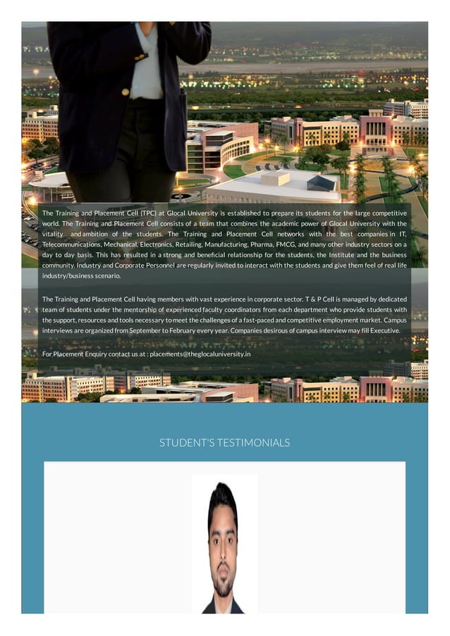 PLACEMENT & INTERNSHIP OPPORTUNITIES | PDF