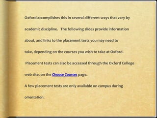 Placementlinks updated06--19-2013 updated jw | PPT