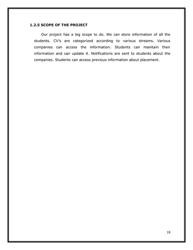 Placement management system | PDF