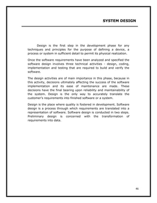 Placement management system | PDF