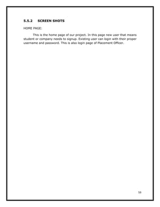 Placement management system | PDF