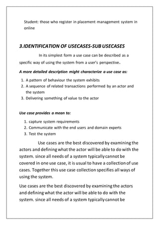 Placement management system | DOCX