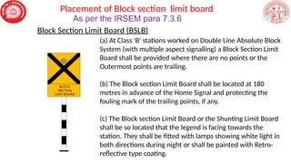 Comprehensive Guide to Placement of Railway Signals at Class B Stations ...