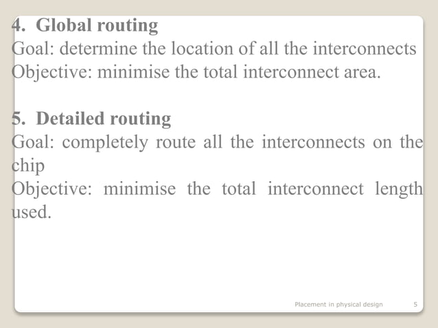 Placement in VLSI Design | PPTX | Computing | Technology & Computing
