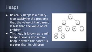 Lecture 11.1 : heaps | PPT