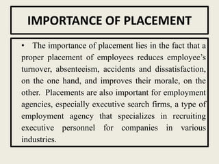 Placement | PPTX