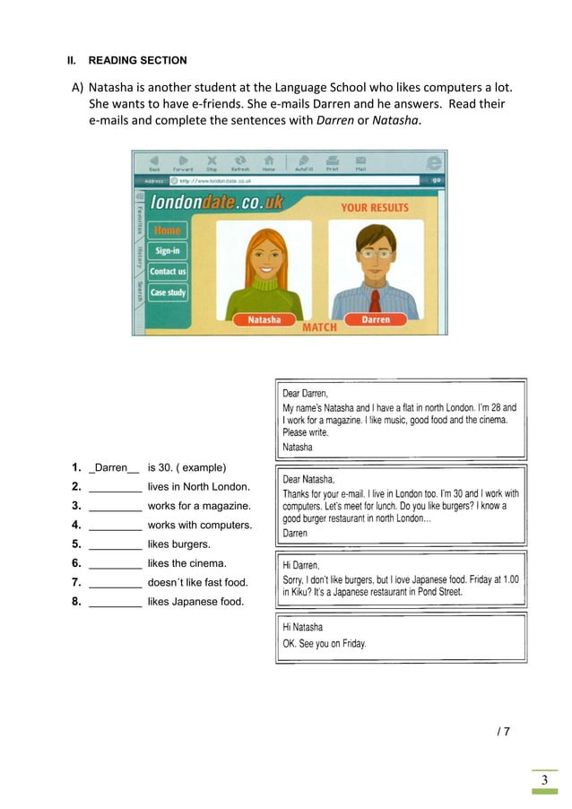 Placement test nivel a2 acreditación | PDF