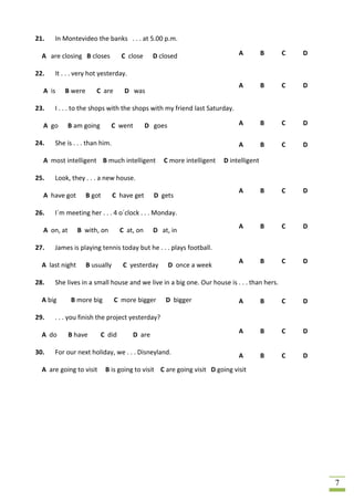 Placement Test Nivel A2 AcreditacióN To Print | PDF