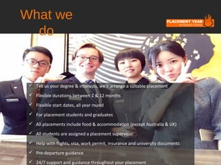Placement Year International - PowerPoint Presentation | PPT | Hotels ...