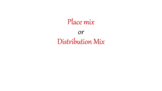 Place mix | PPTX