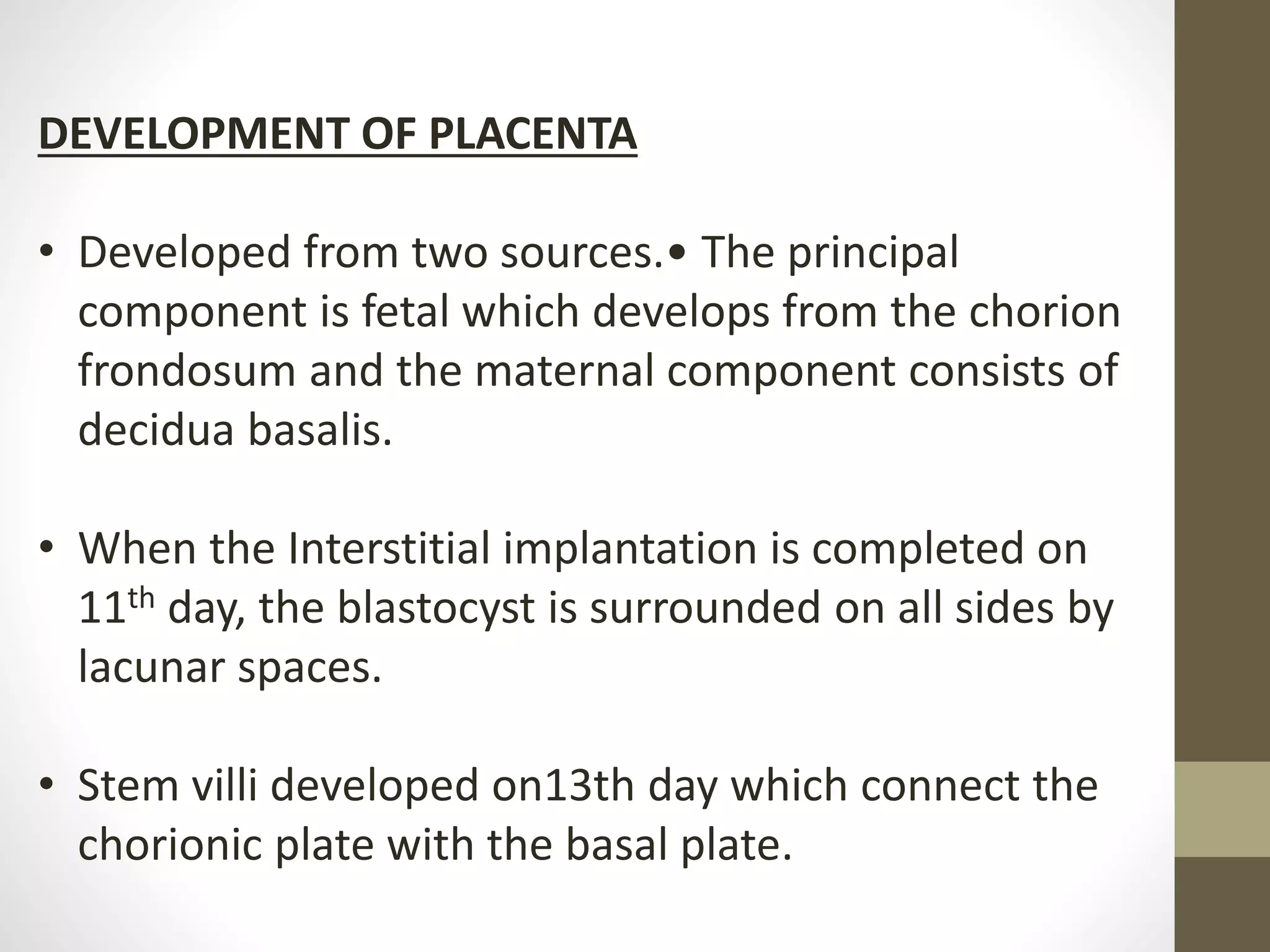 Placenta | PPTX
