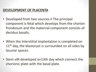 Placenta | PPTX