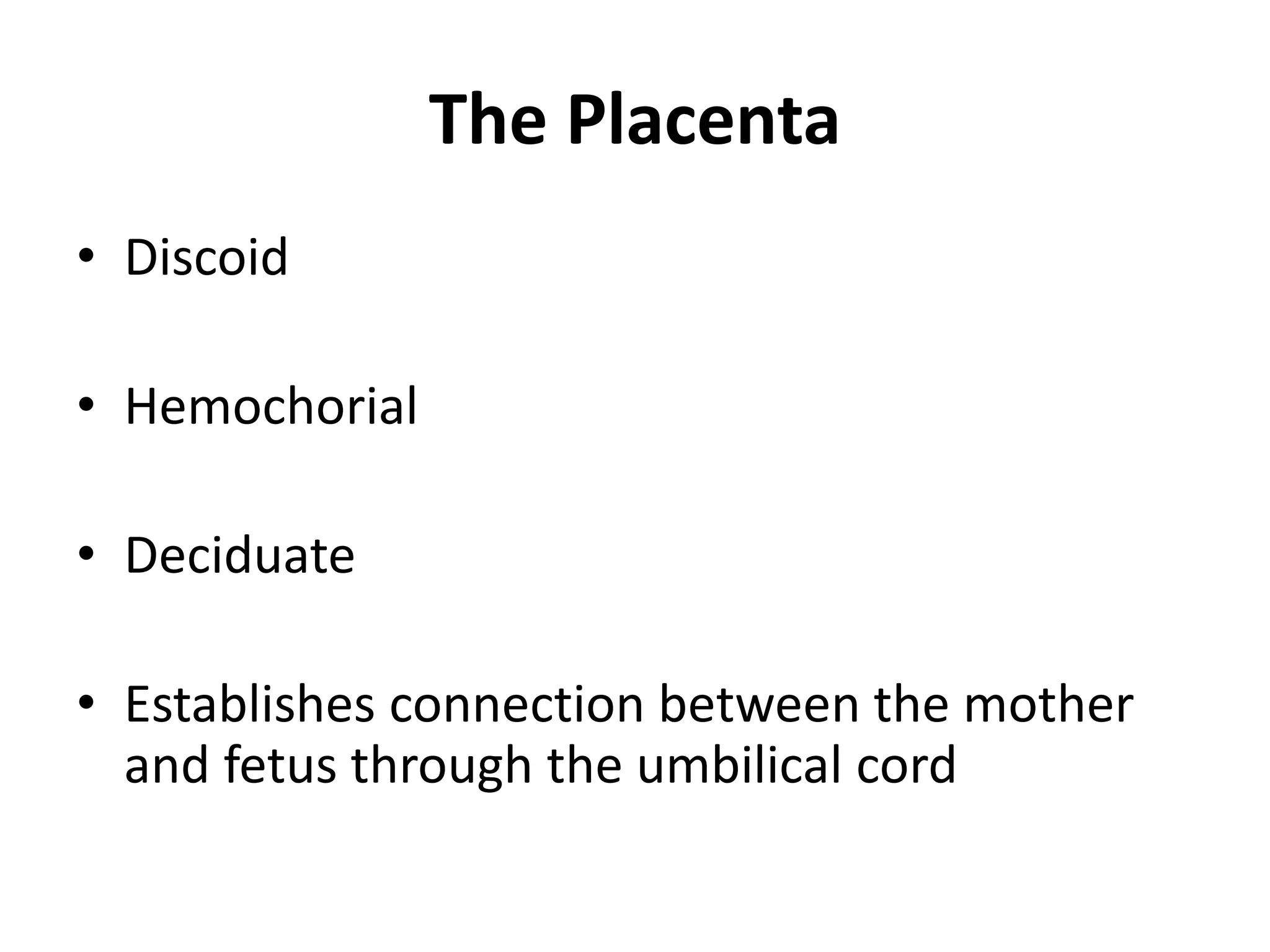 Placenta development and its abnormalities | PPTX